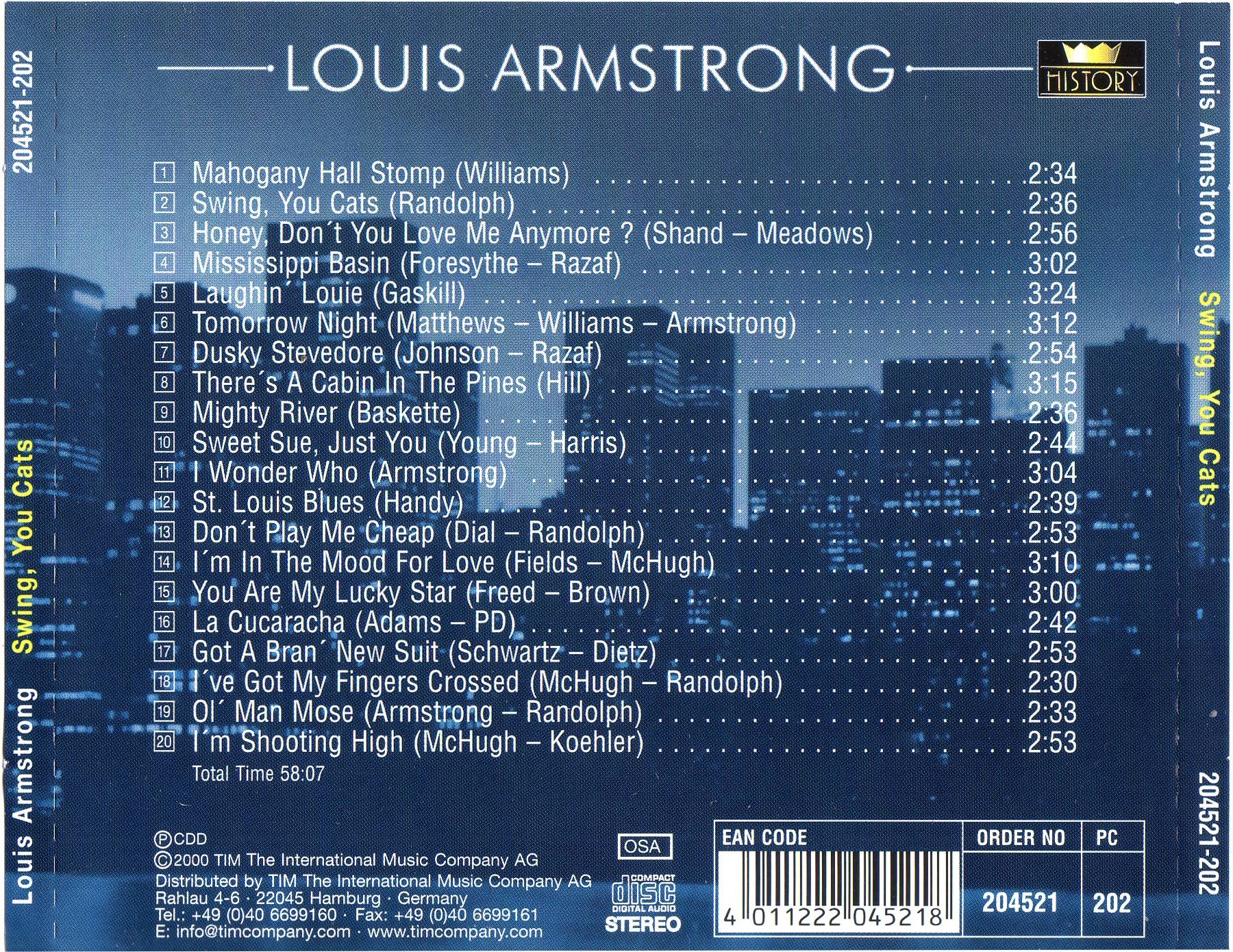 Louis Armstrong Complete History Box Set [ak08 d] | CD Covers | Cover ...